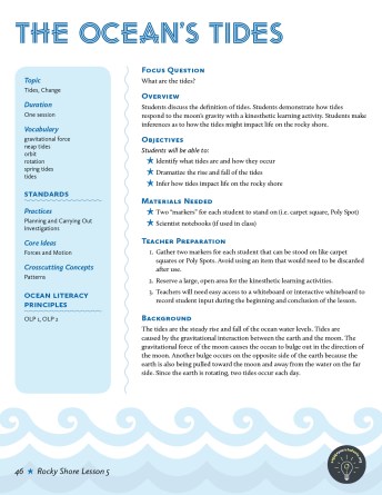 Rocky Shore Marine Science Curriculum – Thom R. Smith